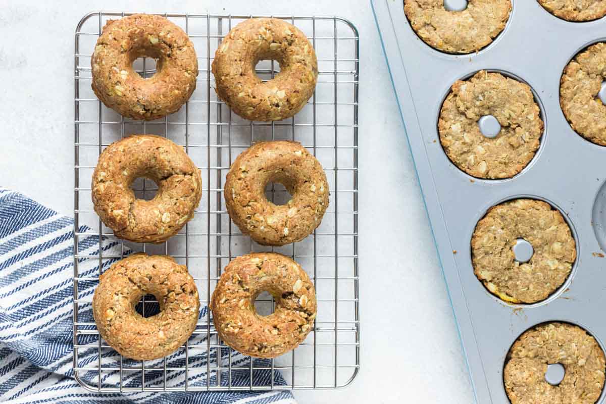 Homemade Peanut Butter Dog Donuts - Spoiled Hounds