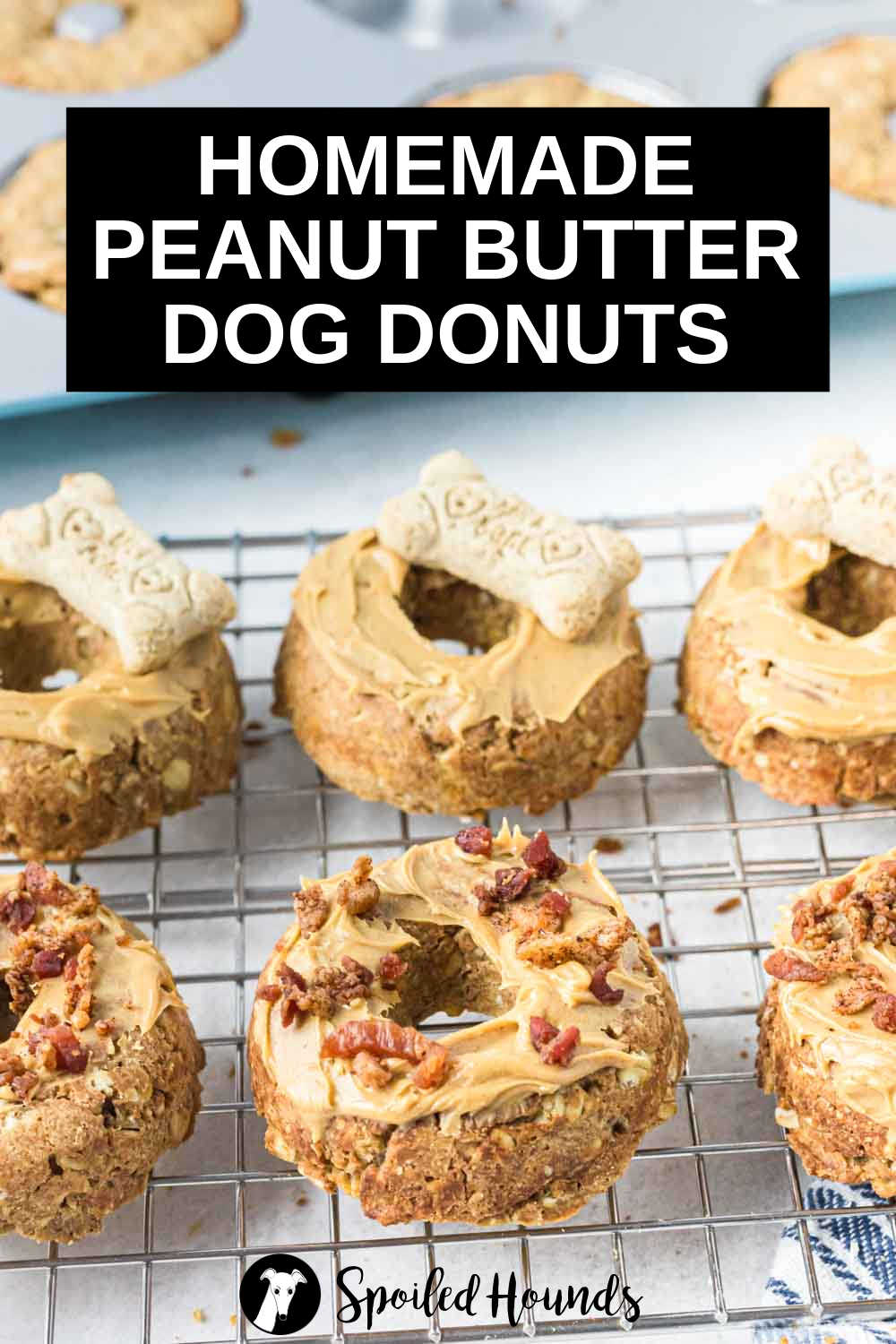 Homemade Peanut Butter Dog Donuts