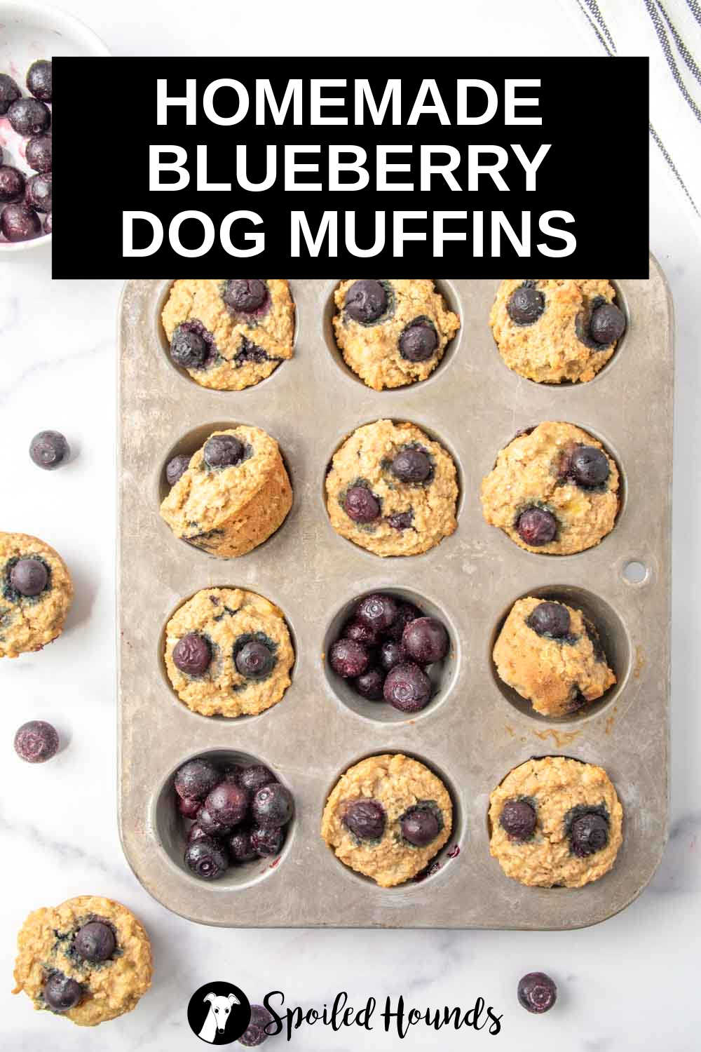 Best Blueberry Muffins For Dogs Recipe - Spoiled Hounds