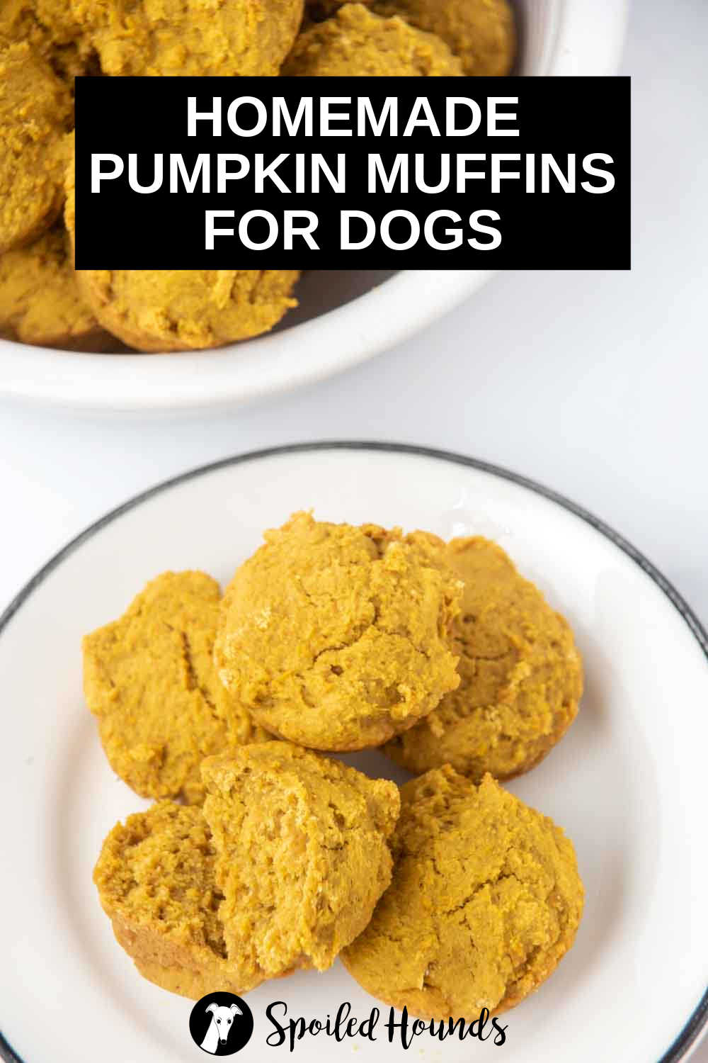 Easy Pumpkin Muffins For Dogs Recipe - Spoiled Hounds
