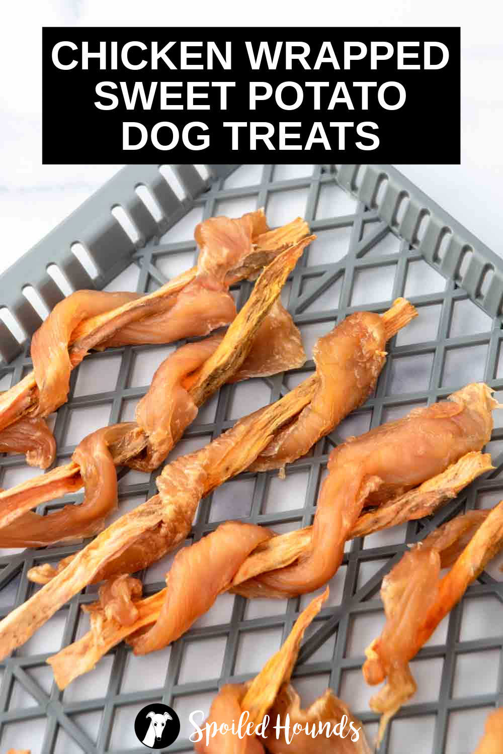 Chicken Wrapped Sweet Potato Dog Treats