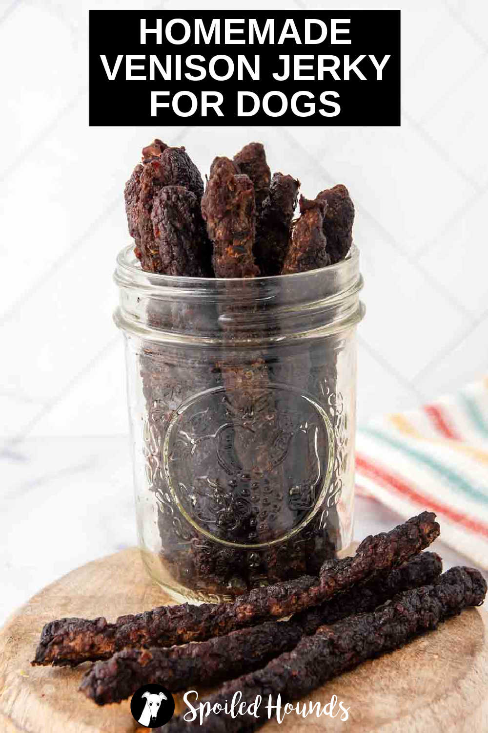 Homemade Venison Jerky For Dogs - Spoiled Hounds