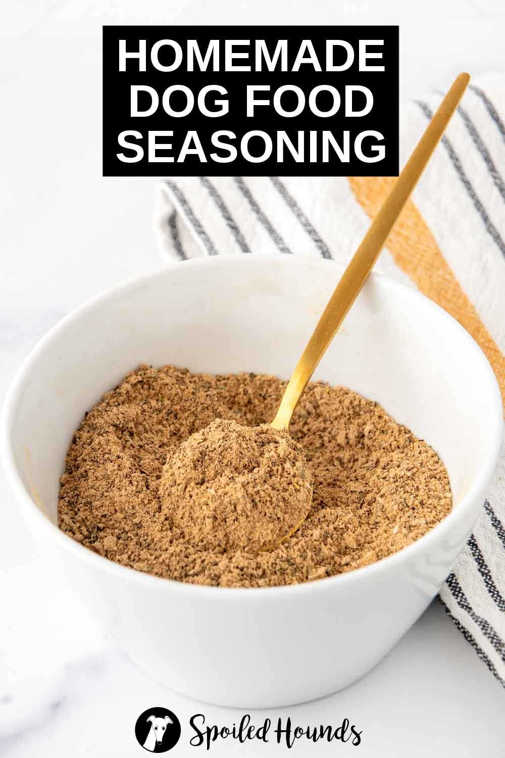 Homemade Dog Food Seasoning