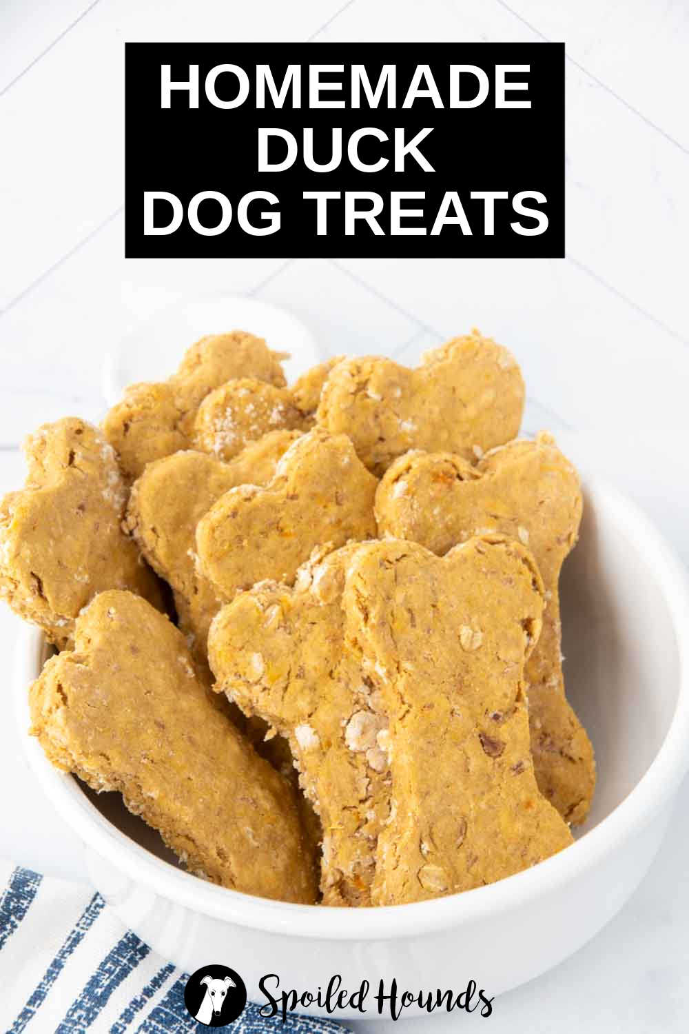 Homemade Duck Dog Treats - Spoiled Hounds