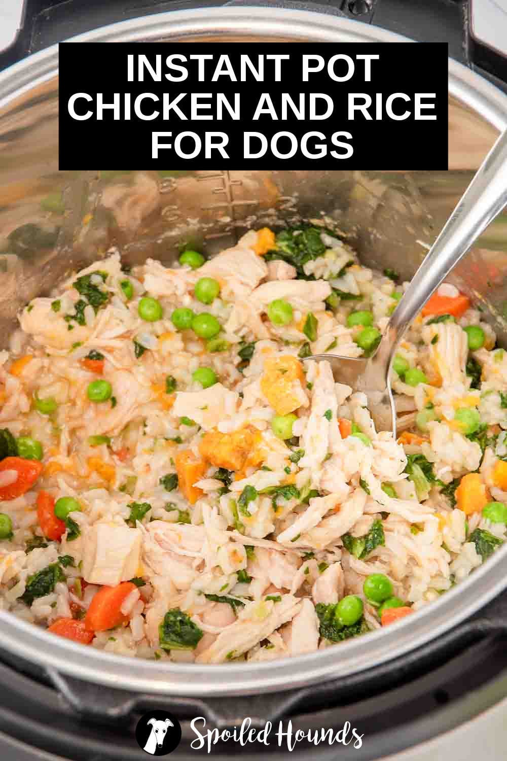 Instant Pot Chicken and Rice for Dogs