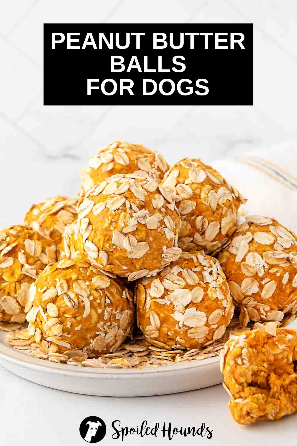 Homemade Peanut Butter Balls For Dogs - Spoiled Hounds