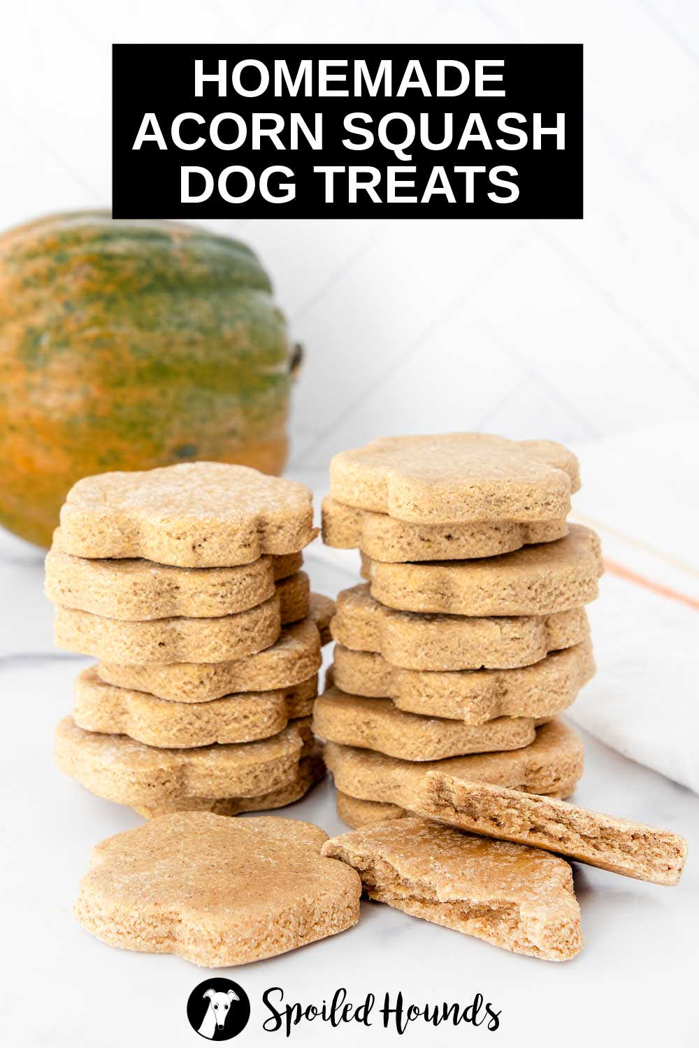 Acorn Squash Dog Treats