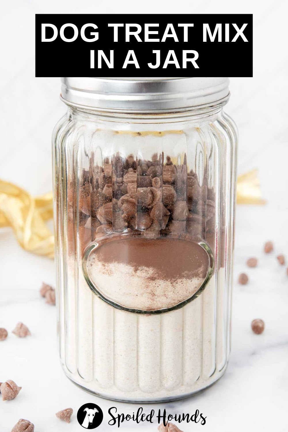 Homemade Dog Treat Mix in a Jar - Spoiled Hounds