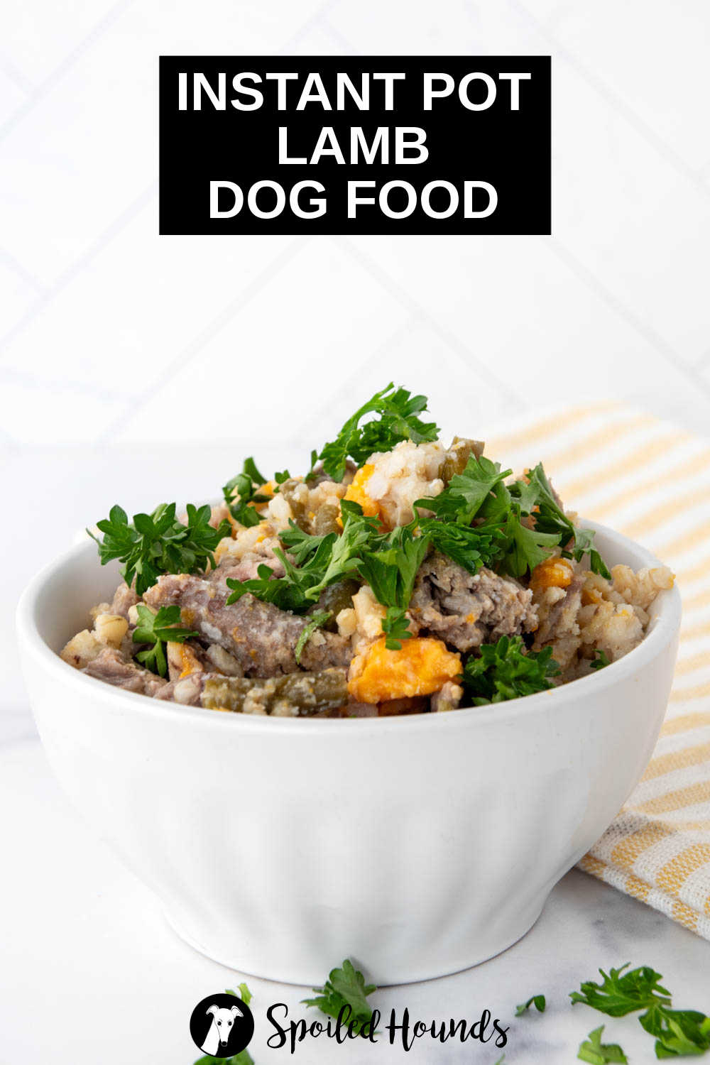 Instant Pot Lamb Dog Food