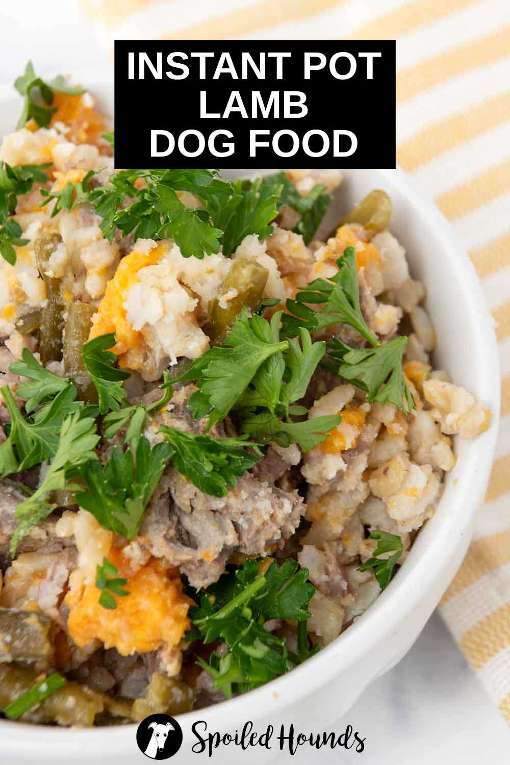 Instant Pot Lamb Dog Food