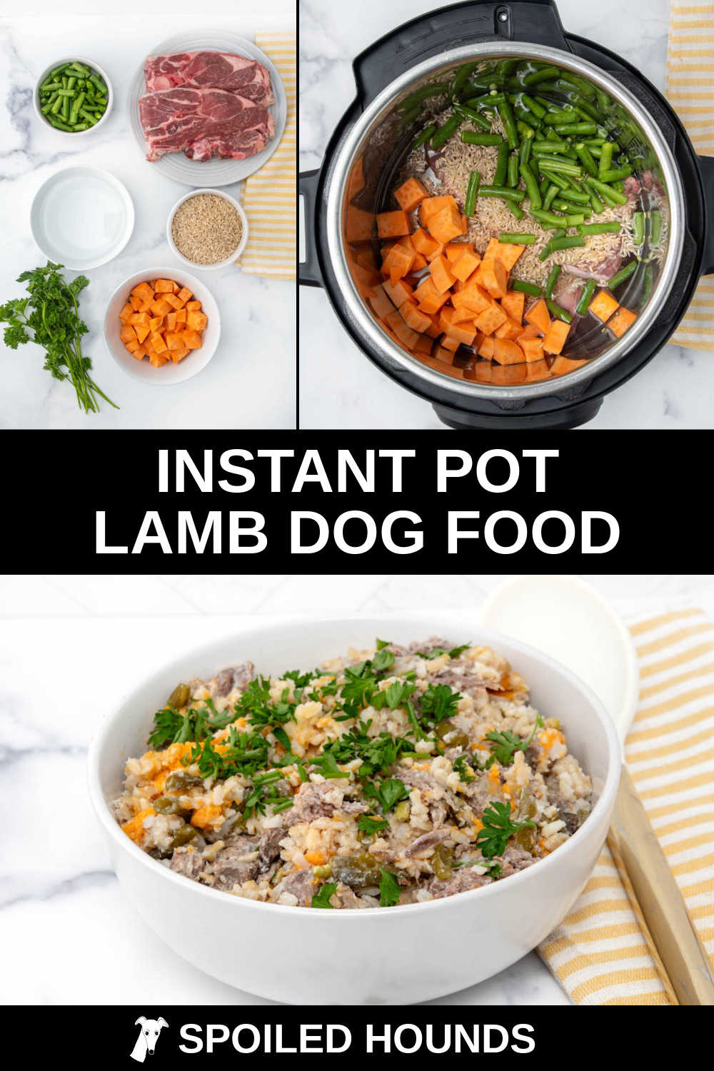 Instant Pot Lamb Dog Food