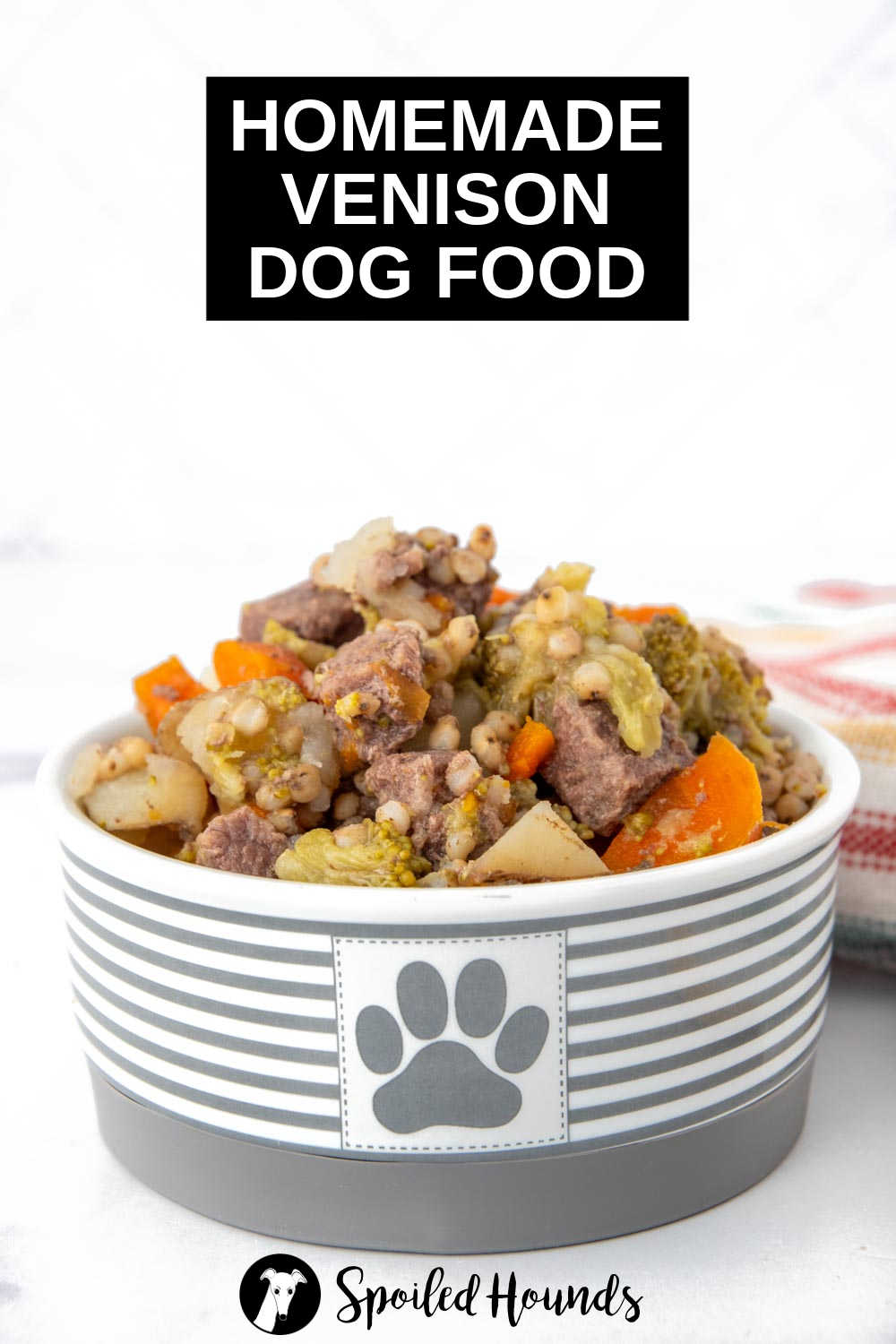 Homemade Venison Dog Food (Instant Pot and Slow Cooker) - Spoiled Hounds