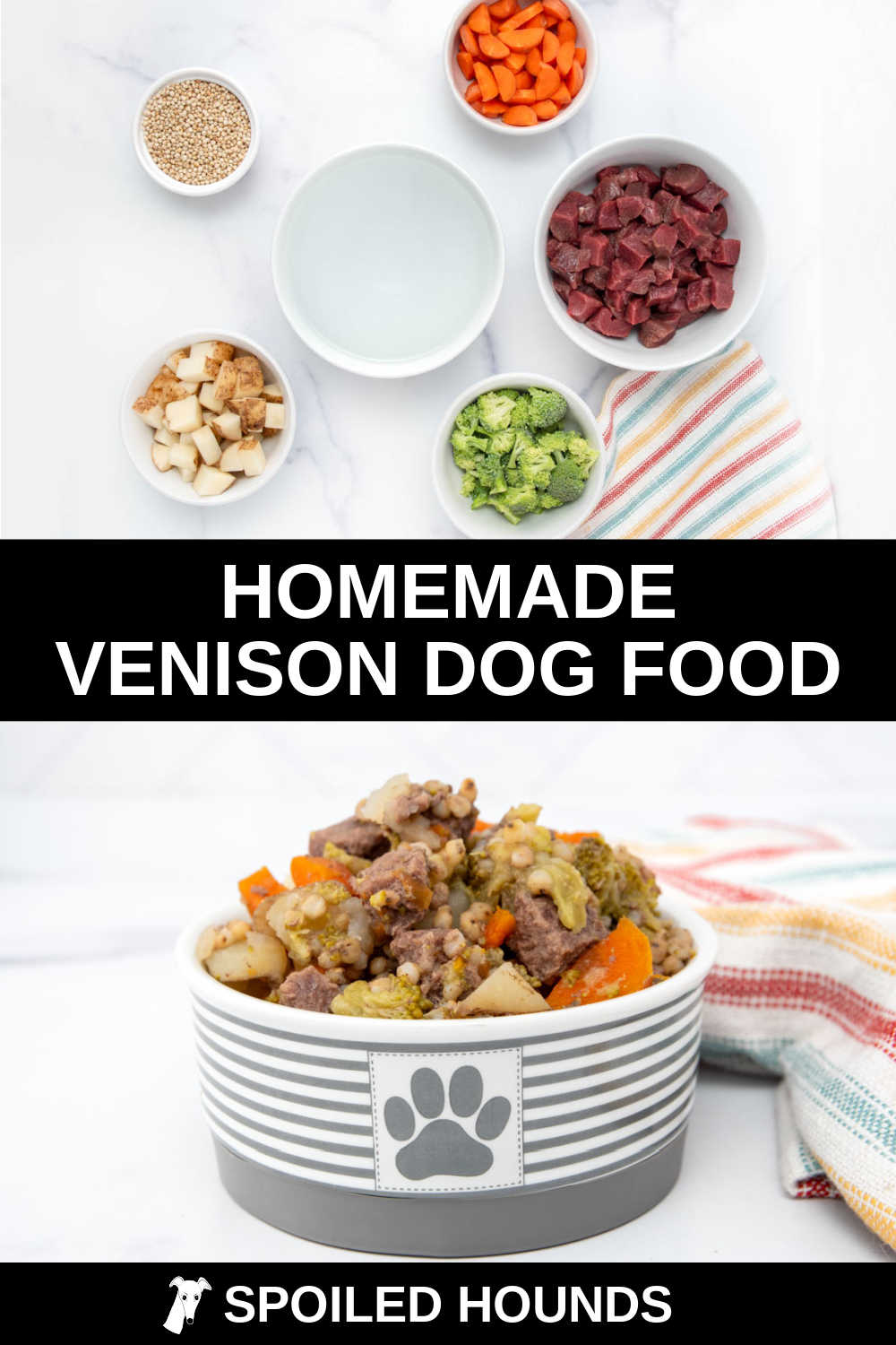 Homemade Venison Dog Food (Instant Pot and Slow Cooker) - Spoiled Hounds