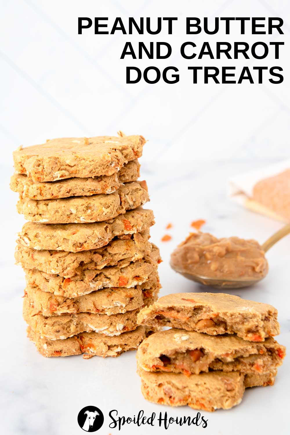 Peanut Butter Carrot Dog Treats