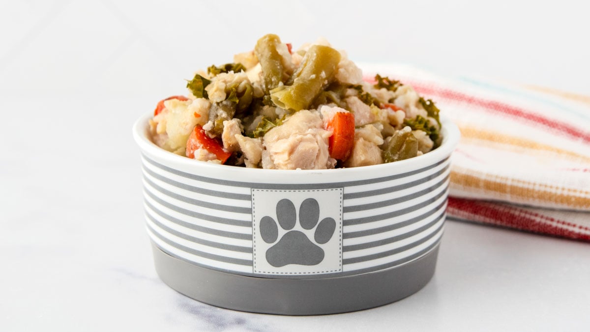 Slow Cooker Chicken and Rice for Dogs