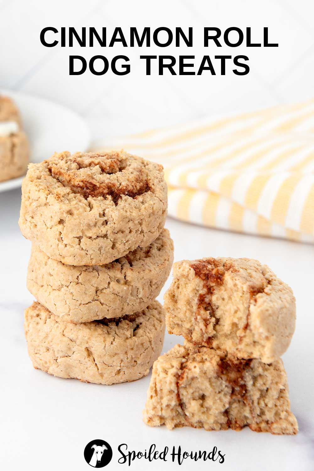 Cinnamon Roll Dog Treats