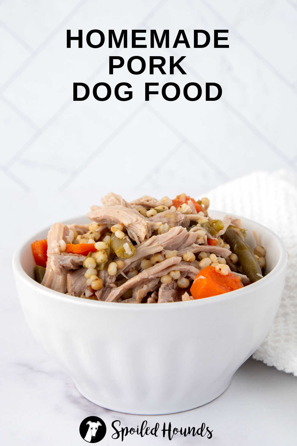 Homemade Pork Dog Food (Slow Cooker and Instant Pot) - Spoiled Hounds