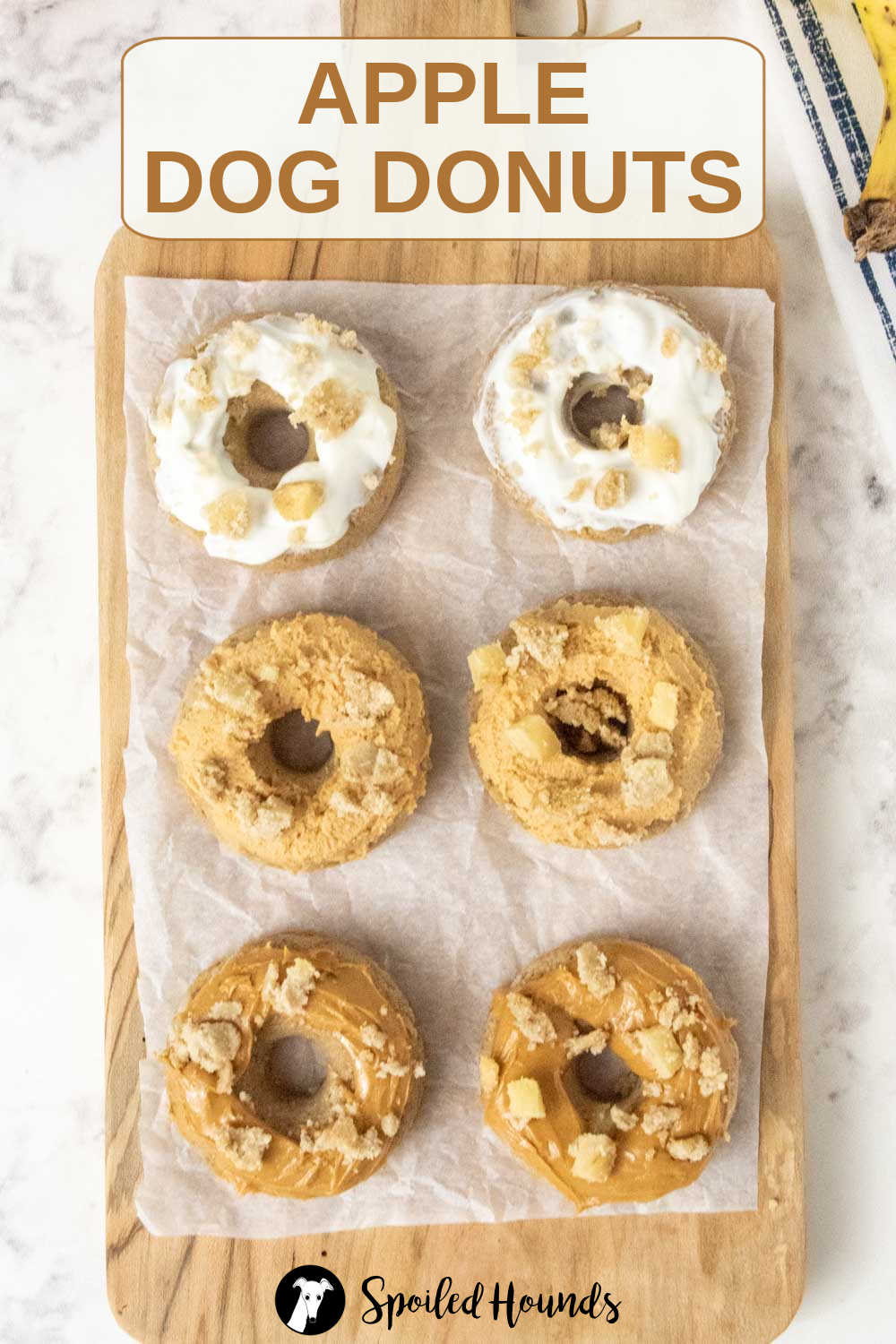 Homemade Apple Dog Donuts