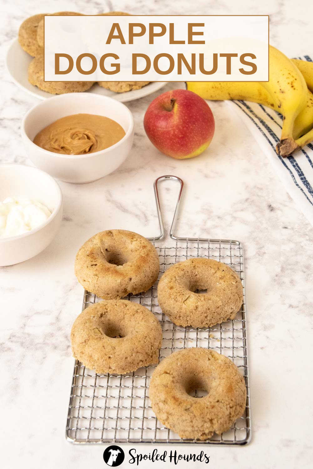 Homemade Apple Dog Donuts
