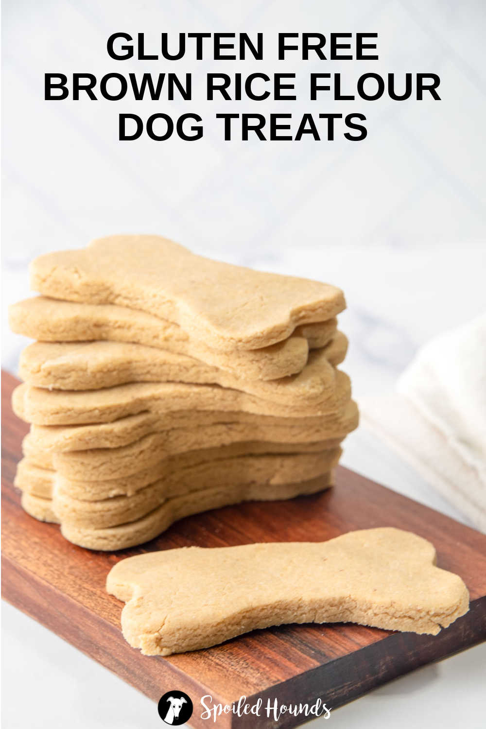 Homemade Brown Rice Flour Dog Treats (Gluten Free)