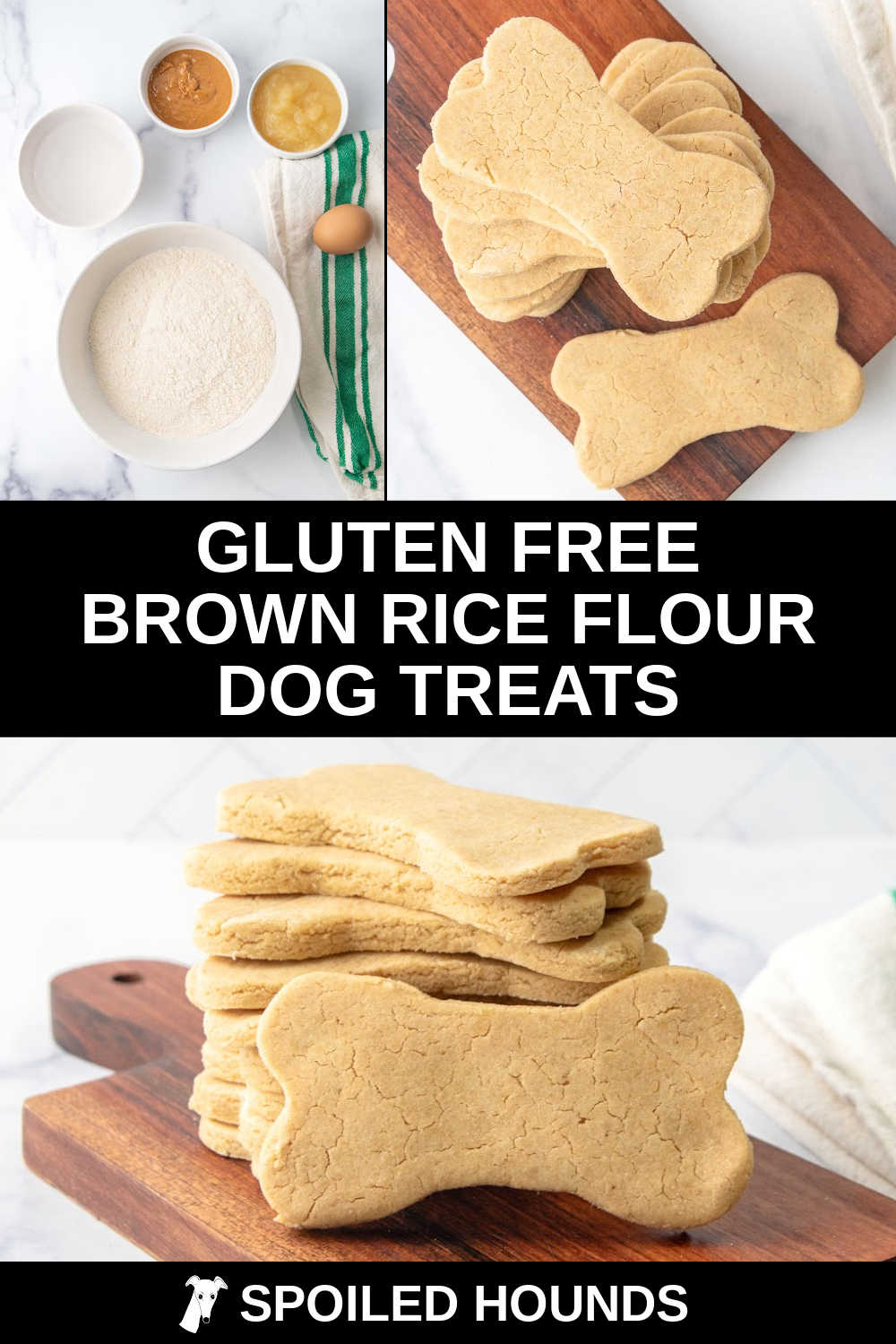 Homemade Brown Rice Flour Dog Treats (Gluten Free)