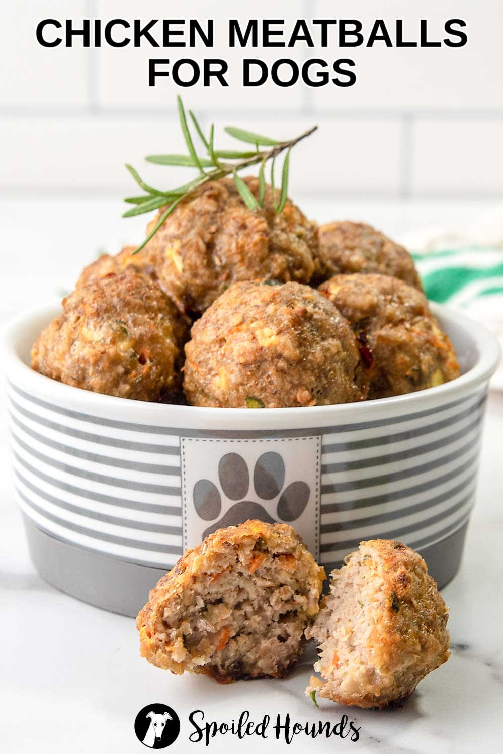 Homemade Chicken Meatballs For Dogs