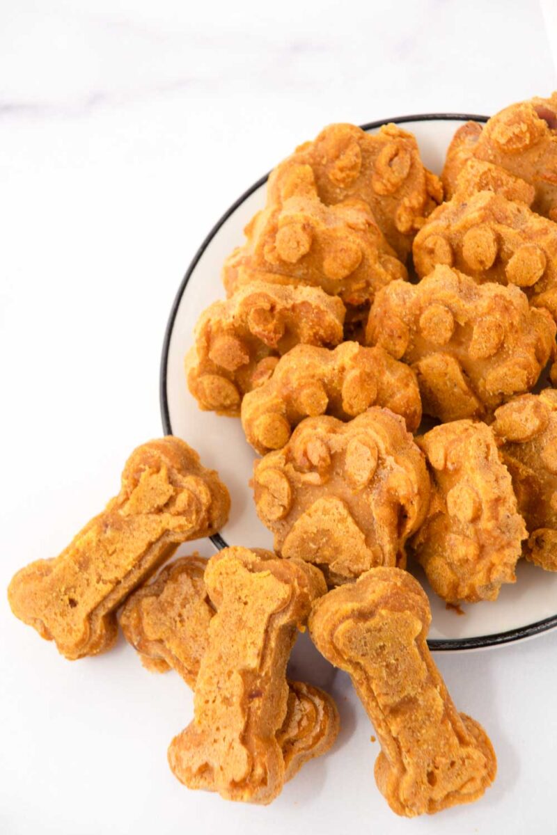 Homemade Chickpea Flour Dog Treats (4 Ingredients)
