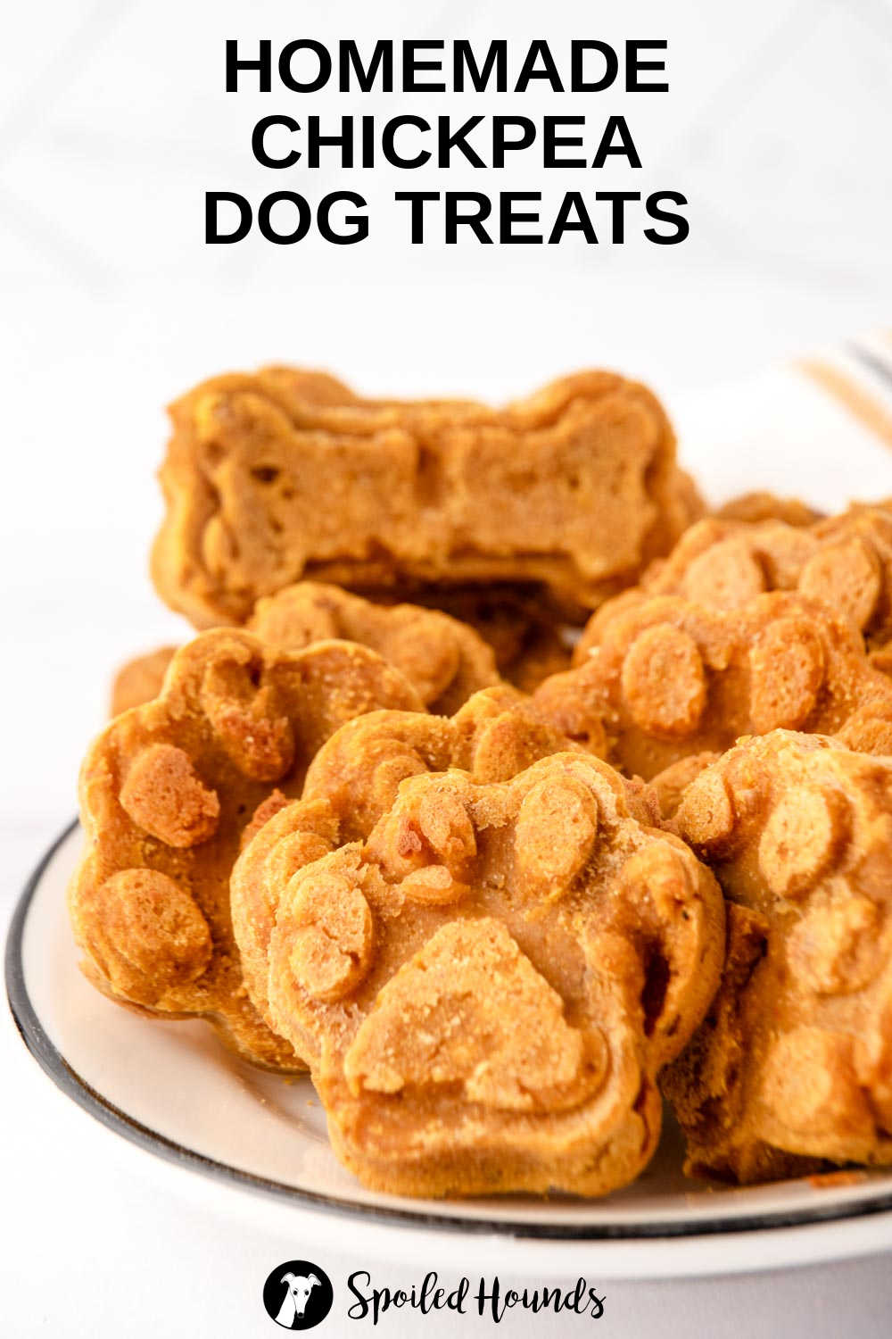 Homemade Chickpea Flour Dog Treats (4 Ingredients)