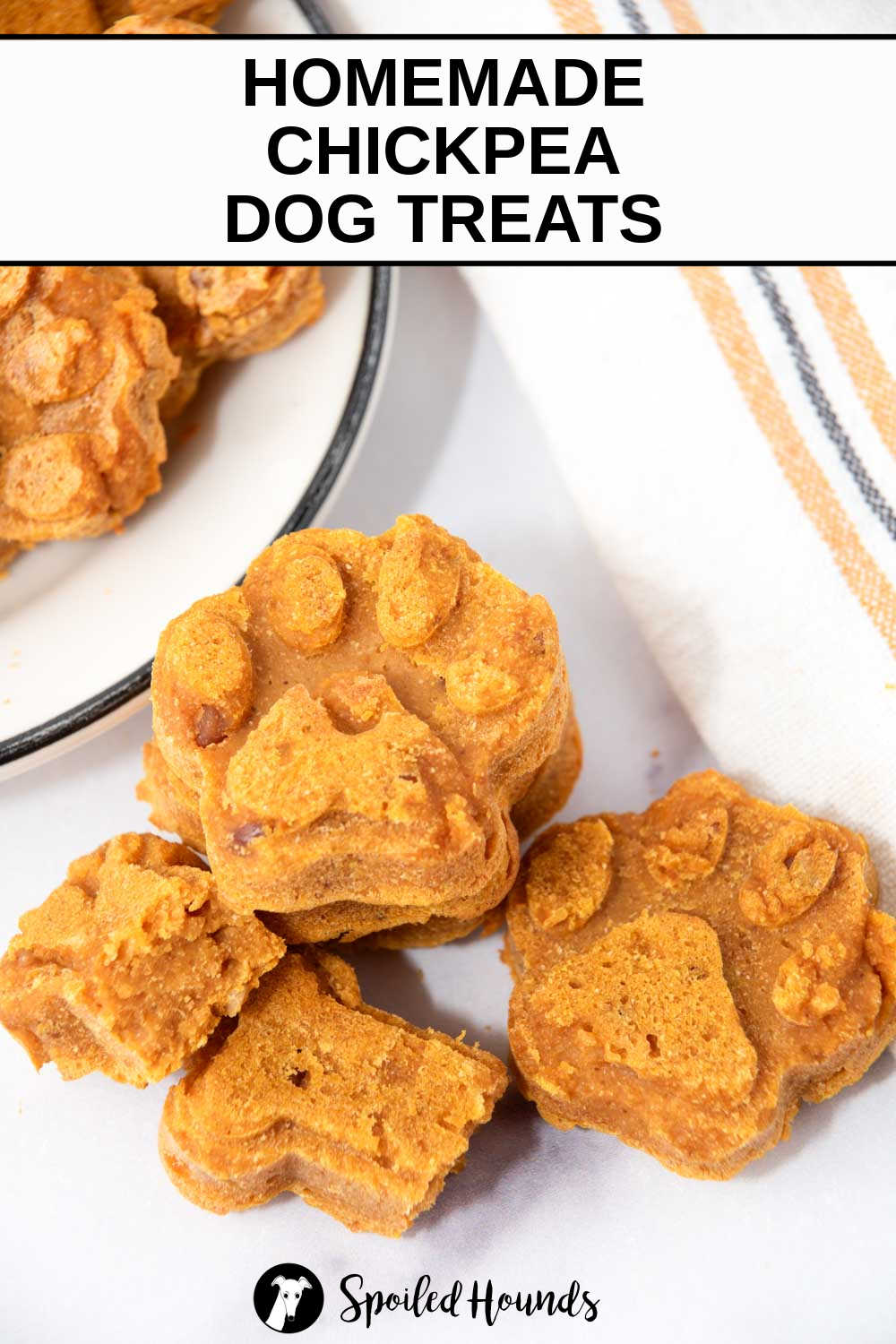 Homemade Chickpea Flour Dog Treats (4 Ingredients)