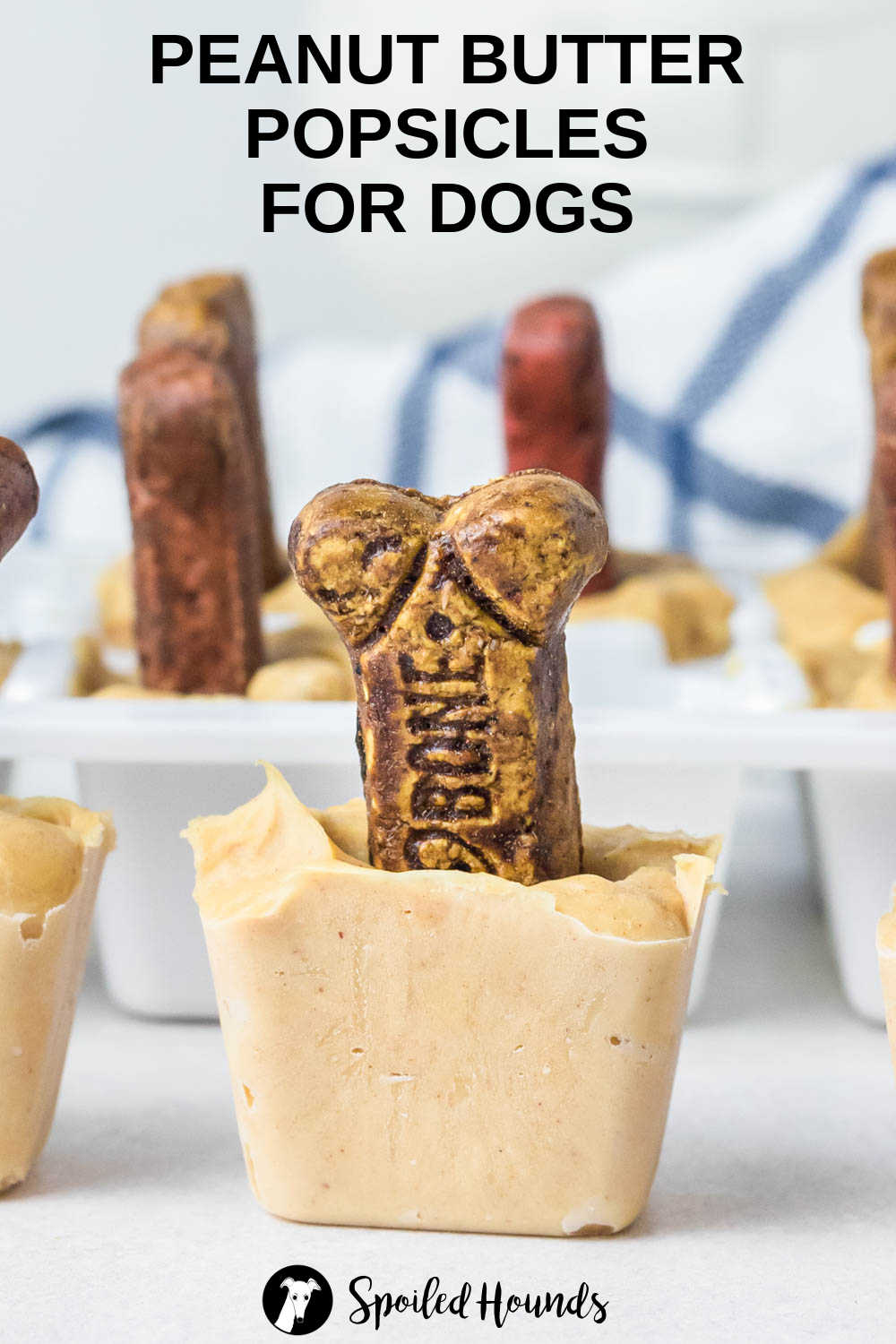 Peanut Butter Popsicles for Dogs (Pupsicles)