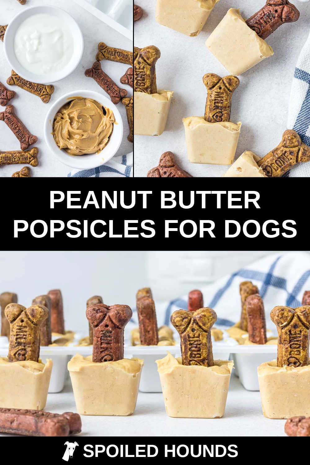 Peanut Butter Popsicles for Dogs (Pupsicles)