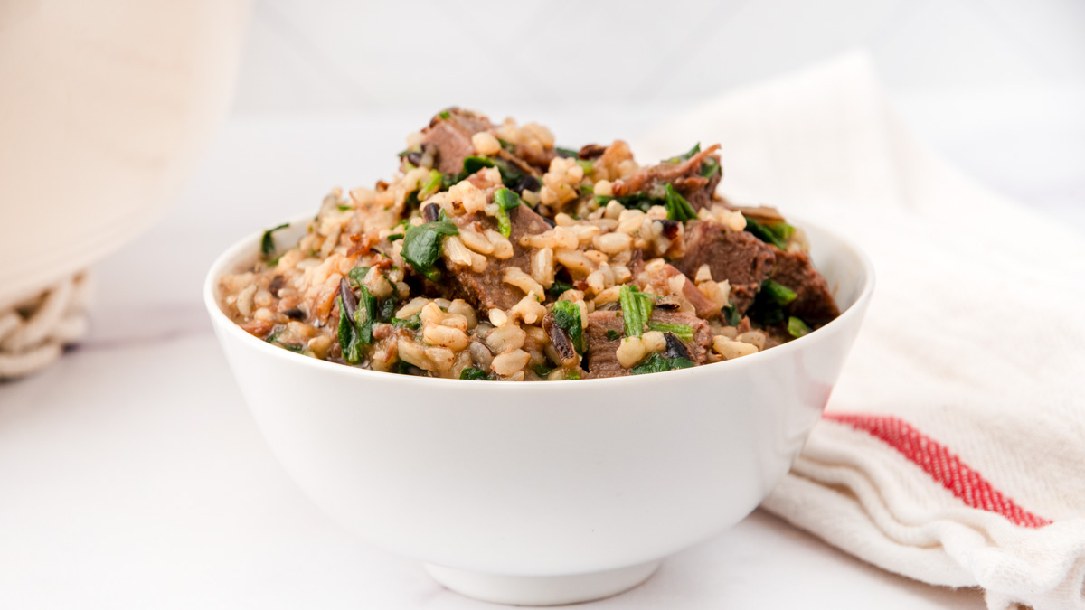 Beef and Wild Rice Dog Food Recipe