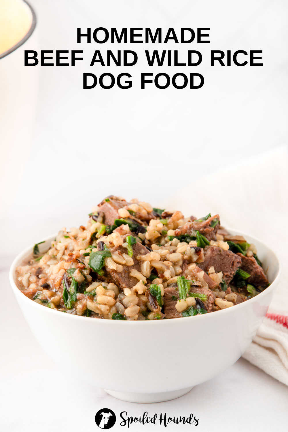 Beef and Wild Rice Dog Food Recipe