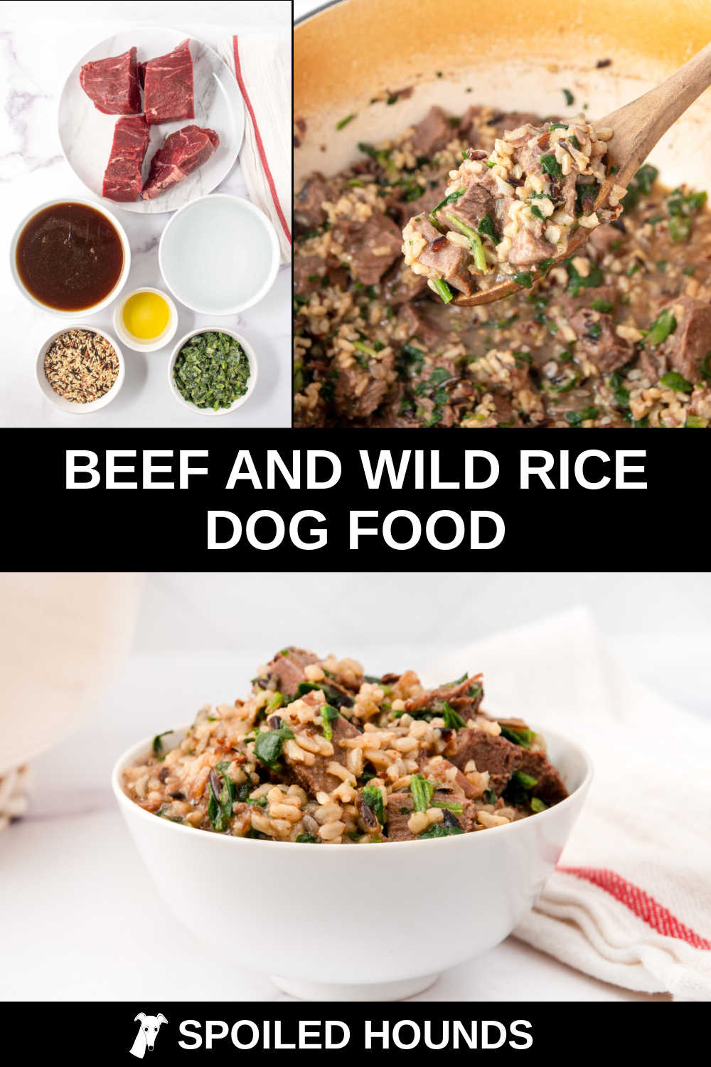 Beef and Wild Rice Dog Food Recipe