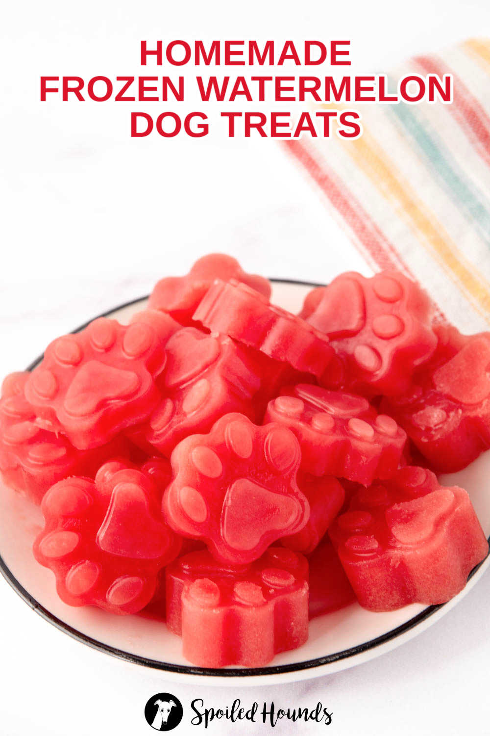 Frozen Watermelon Dog Treats