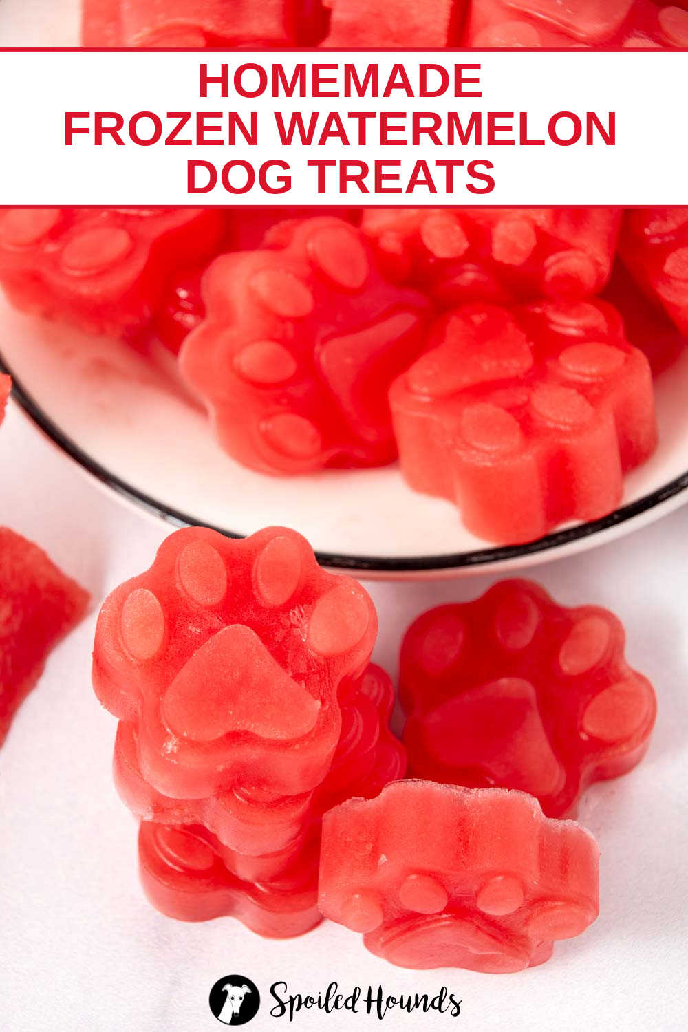 Frozen Watermelon Dog Treats