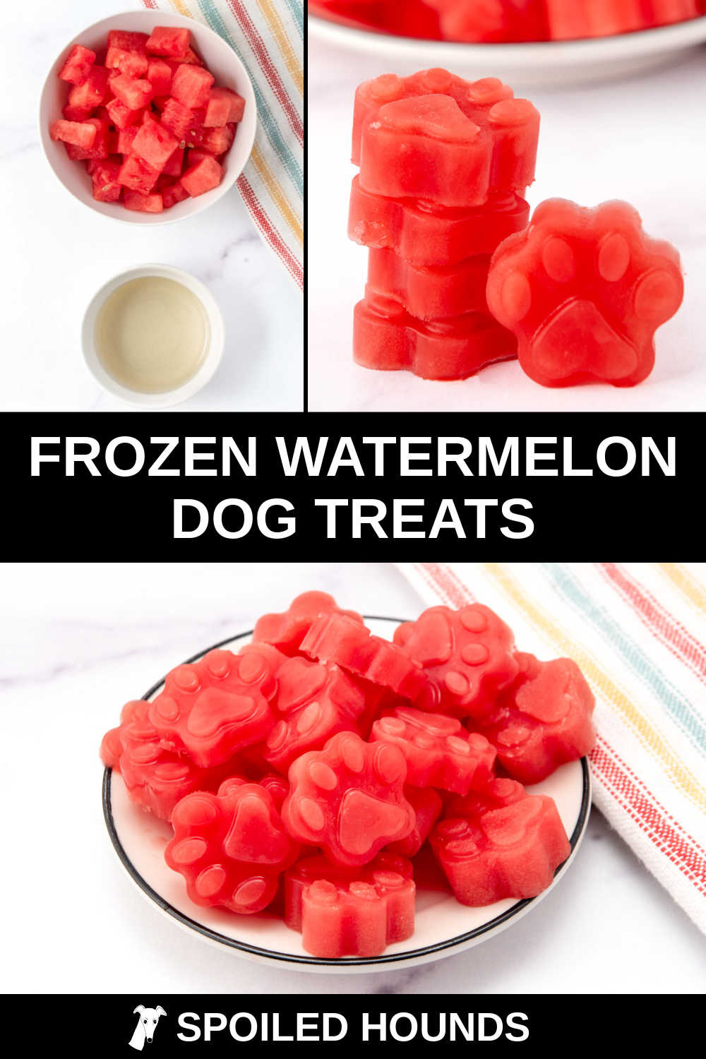Frozen Watermelon Dog Treats