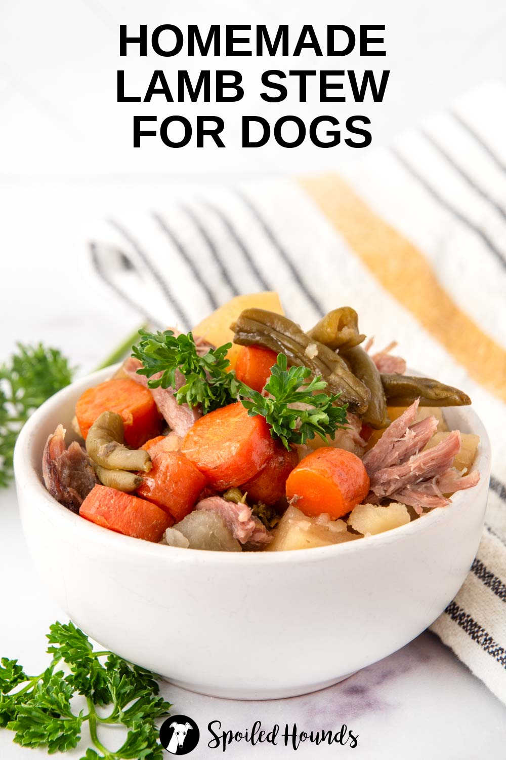 Homemade Lamb Stew for Dogs