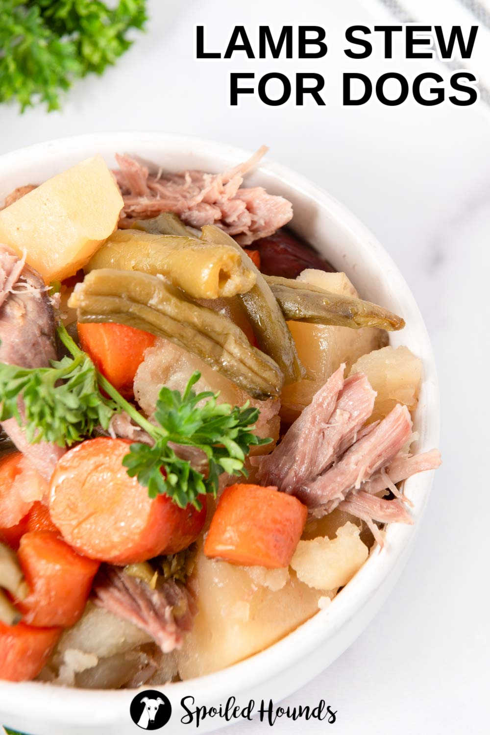 Homemade Lamb Stew for Dogs