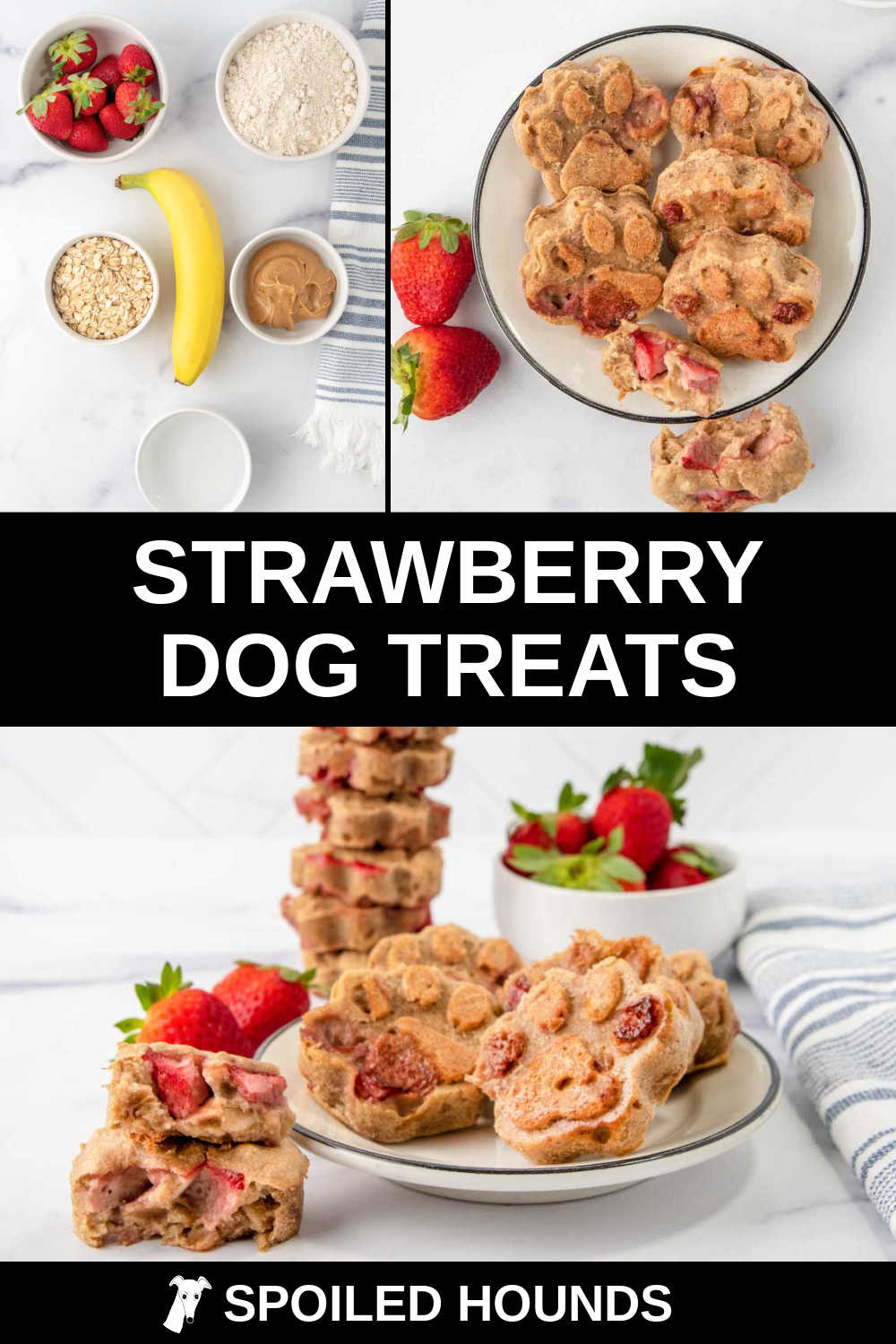 Homemade Strawberry Dog Treats