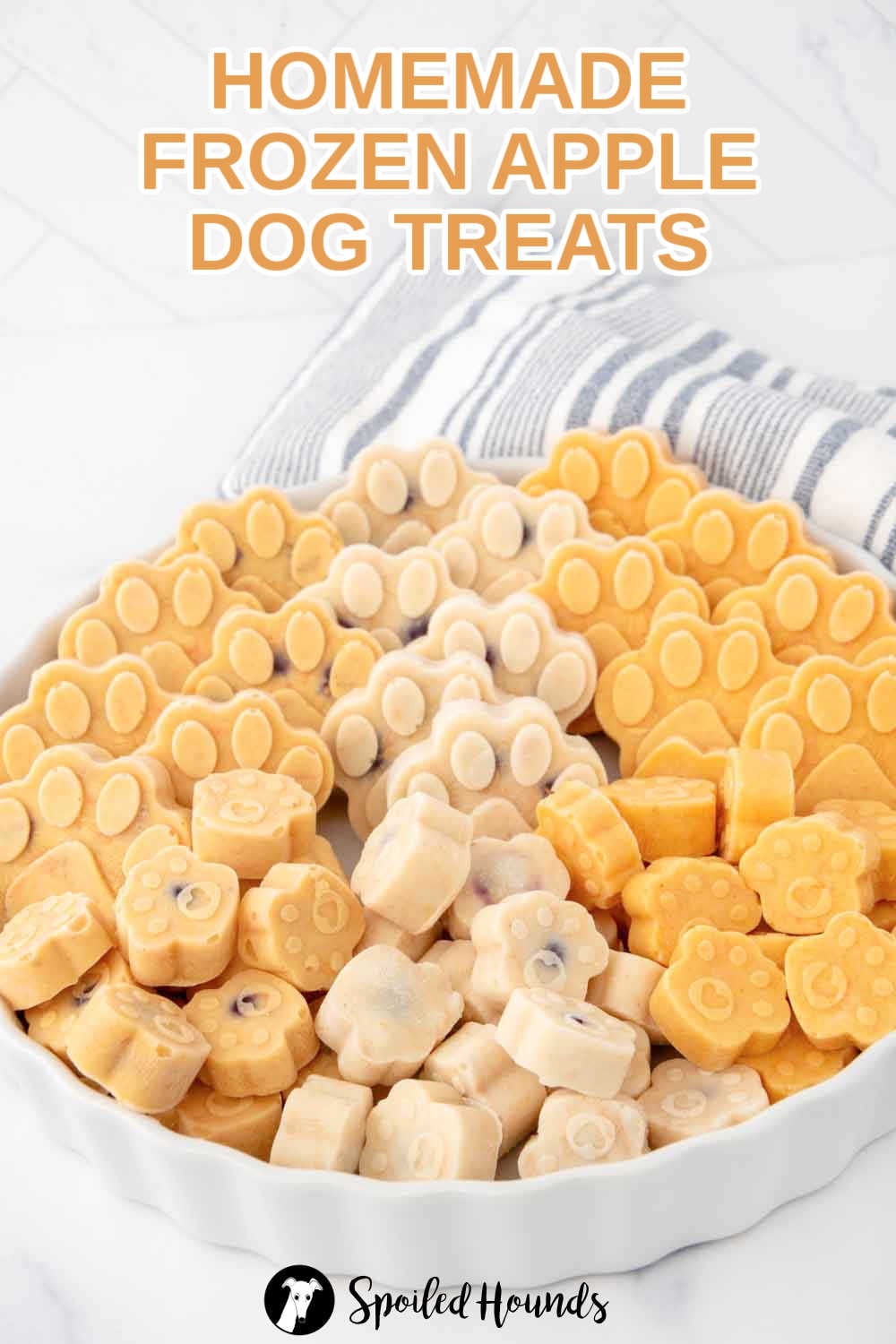 Frozen Apple Dog Treats Recipe with 3 Tasty Flavors