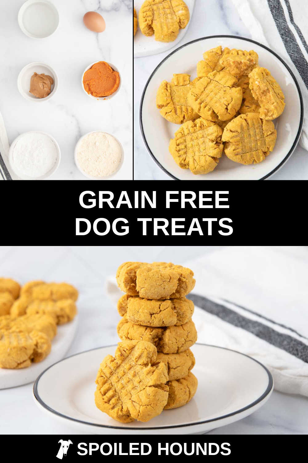 Homemade Grain Free Dog Treats with Pumpkin and Peanut Butter