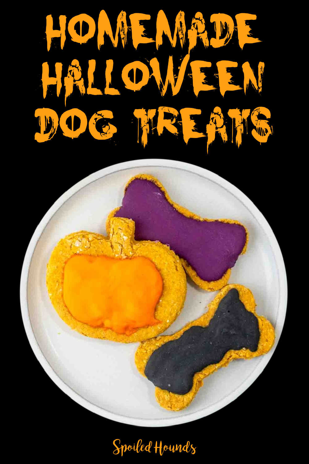 Homemade Halloween Dog Treats Recipe with Dog-Safe Icing