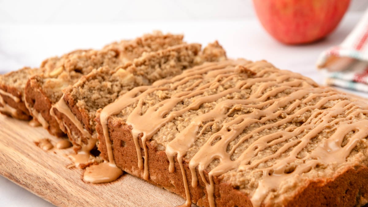 Peanut Butter Apple Cake for Dogs