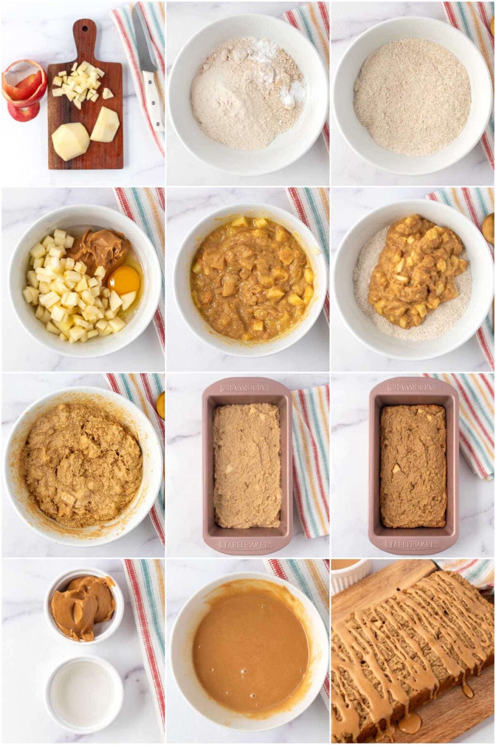 Peanut Butter Apple Cake for Dogs