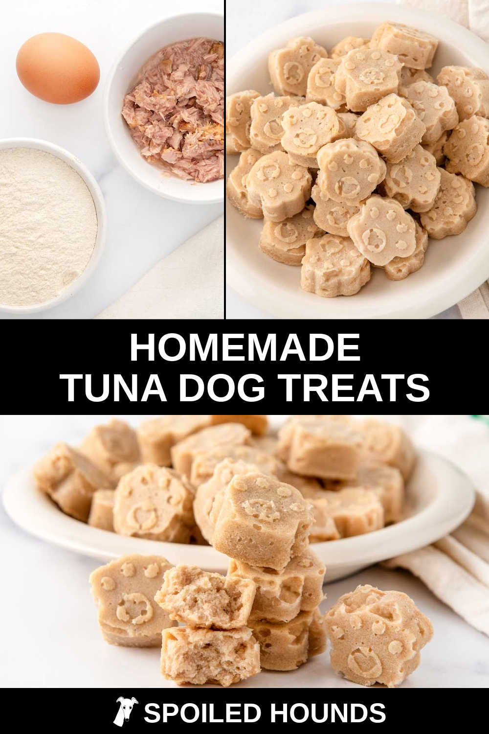 Homemade Tuna Dog Treats with 3 Ingredients
