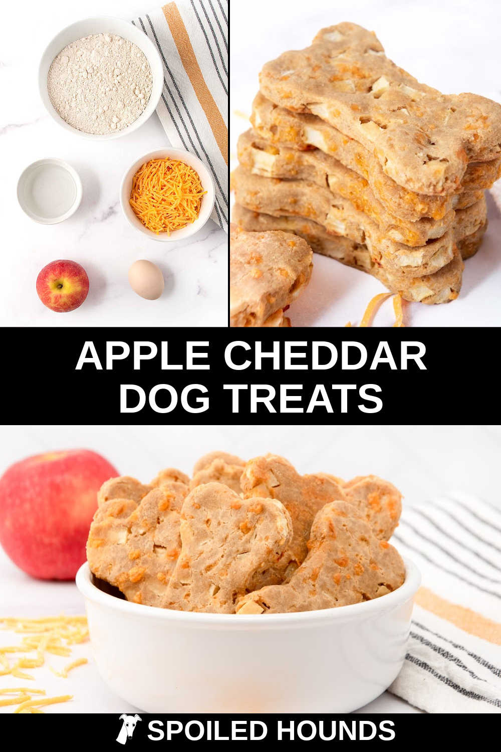 Homemade Apple Cheddar Dog Treats Your Pup Will Love