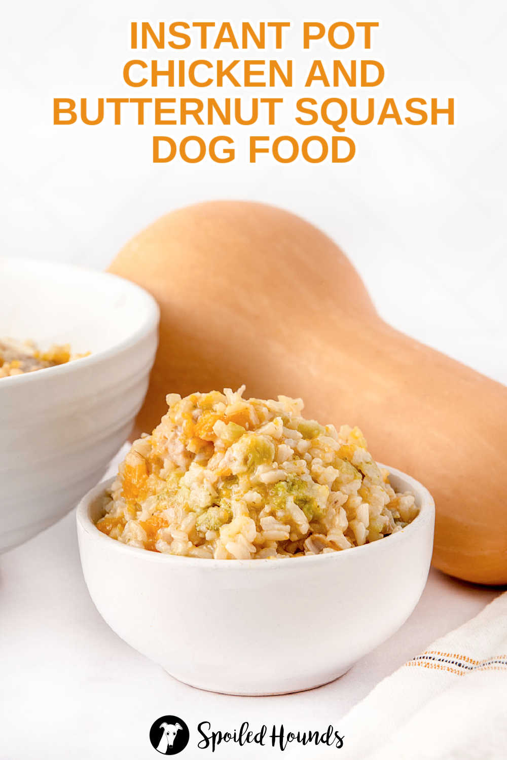 Instant Pot Chicken and Butternut Squash Dog Food