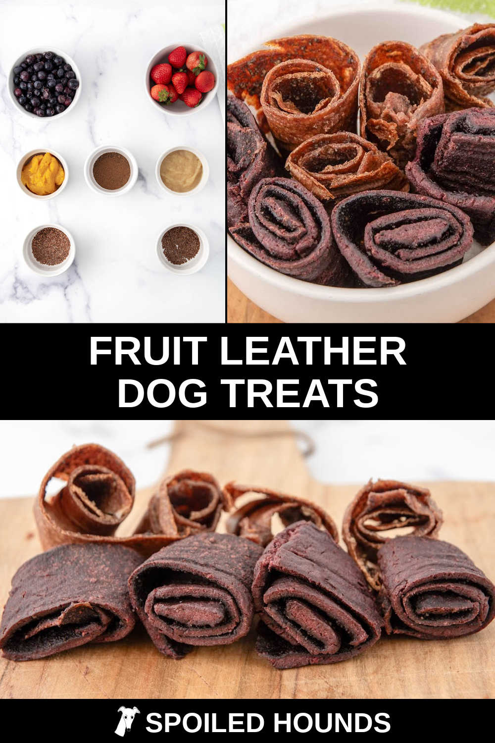 DIY Fruit Leather Dog Treats (Homemade Fruit Roll Ups for Dogs)
