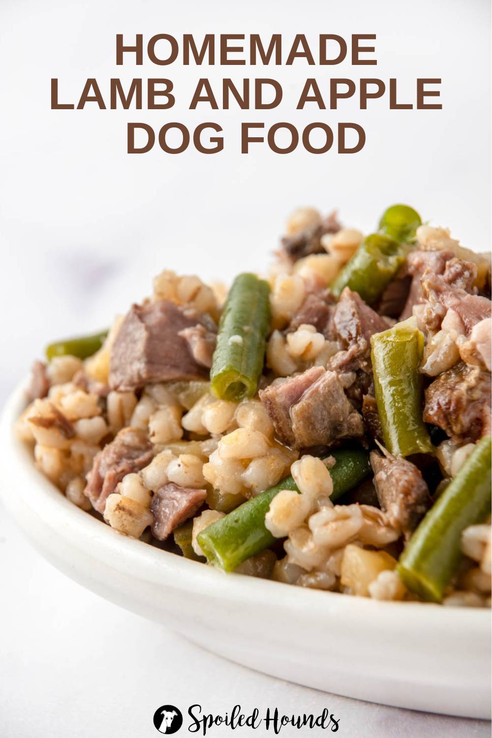 Homemade Lamb and Apple Dog Food Recipe